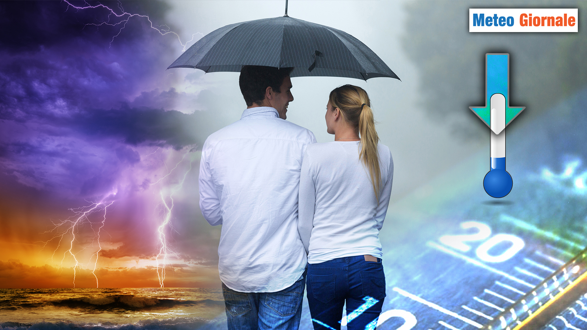 WEATHER 15 days, abrupt end of SUMMER with STORMS - Meteo Giornale English