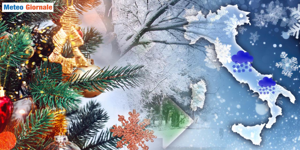 Meteo: freddo polare con la neve di Natale confermata, le regioni coinvolte - METEO GIORNALE