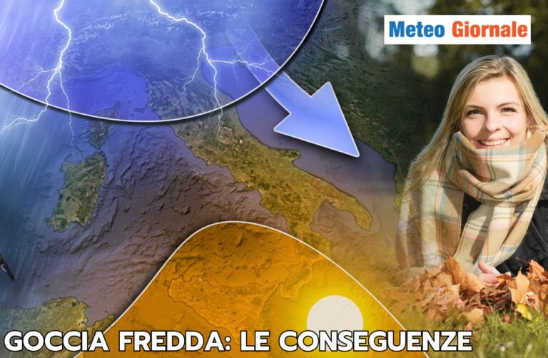 Una settimana in balia di una goccia fredda, ecco le conseguenze in ...