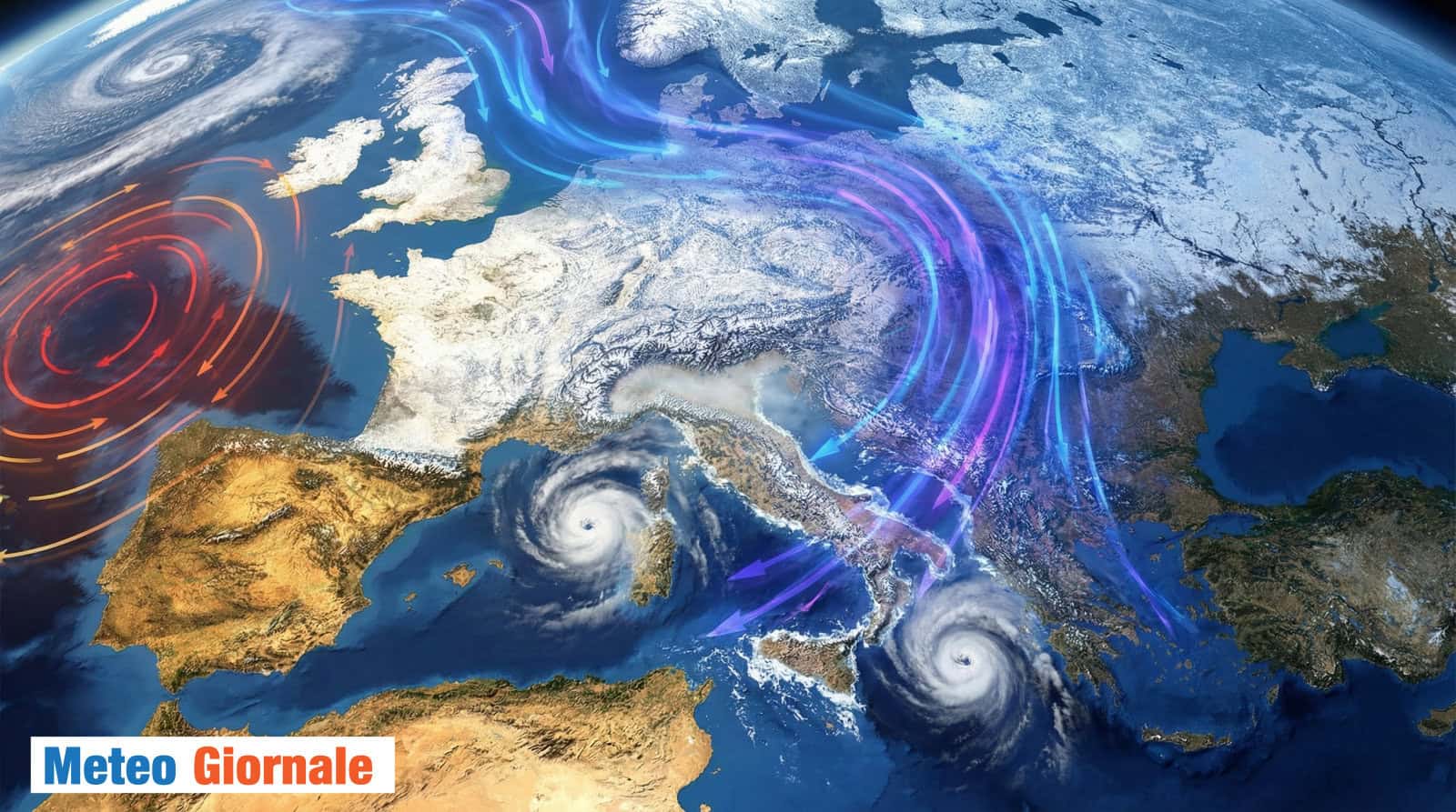 Stop fiume atmosferico, transizione verso il vento dell'Est - METEO ...